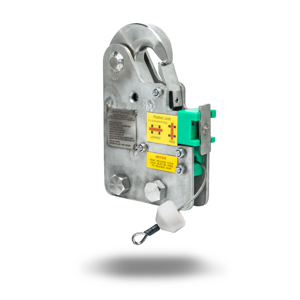 Cranston-Eagle Boat-Mounted Marine Off-Load Release Hooks - Centek Marine